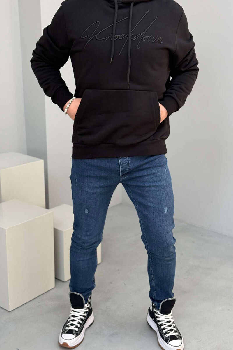 SLIM FIT ONE COLOR MEN JEANS BLUE/BLU JEANS KLAUDIO FASHION BGS-1522